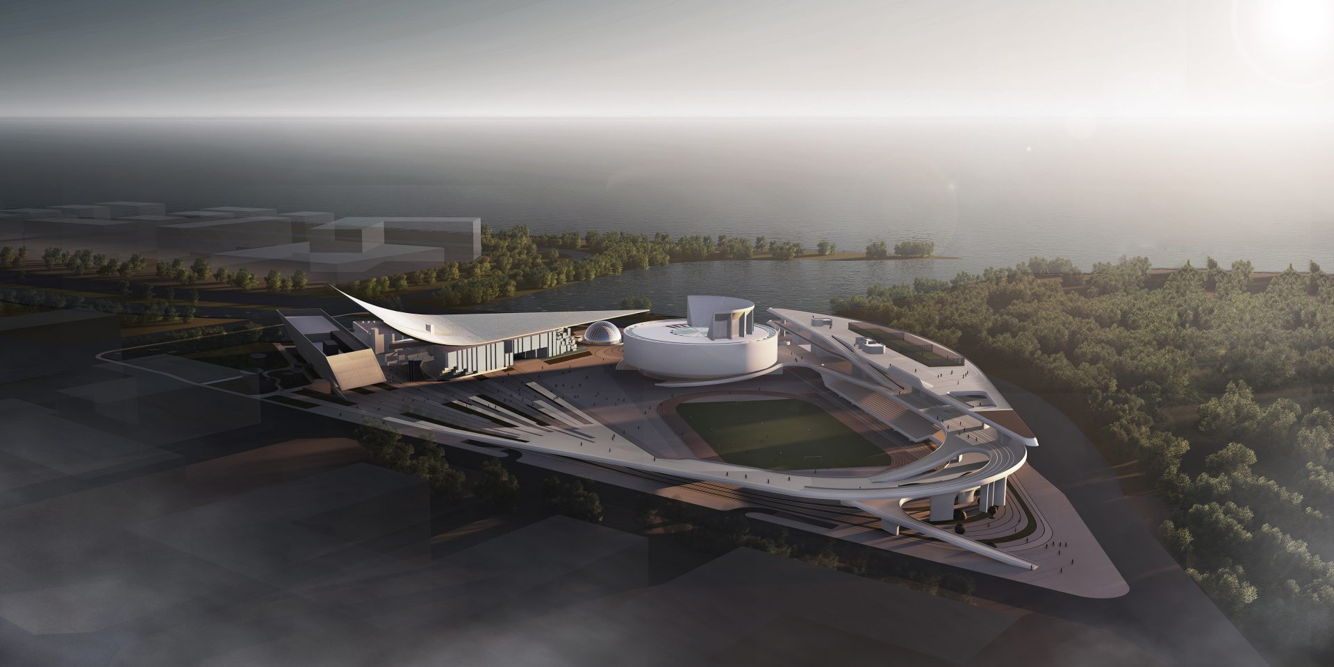 The Deep Sea Museum and Sports Center in Sanya Yazhou Bay Science and ...